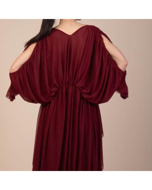 NUMBAT Verity Tulle Maxi Dress in Red | Lyst