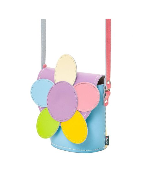 Zatchels Handmade Leather Daisy Barrel Bag in Pink | Lyst