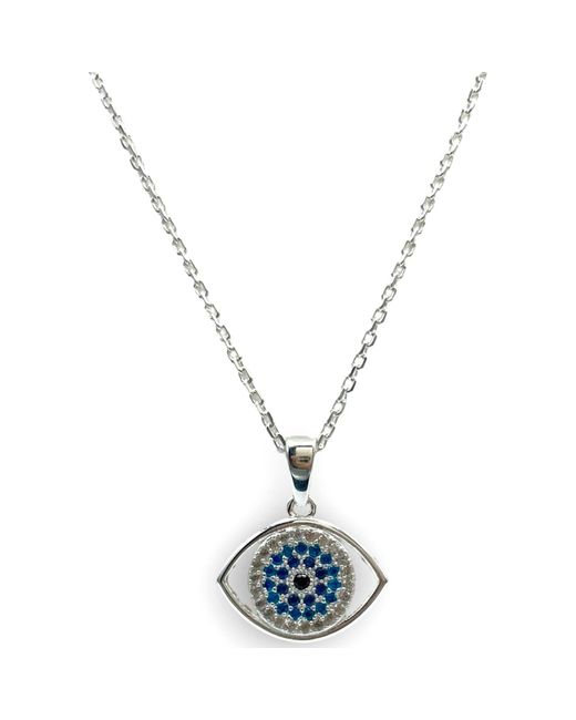 Quartz & Canary Spartan Evil Eye in Metallic | Lyst UK