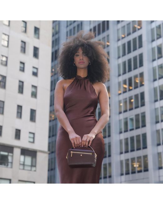 Emily Jones Chestnut Chrystie Fanny Pack/ Belt Bag in Brown | Lyst