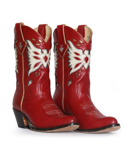 Fraulein Boot Company Thunderbird Cowboy Boot With Metallic Accents in ...