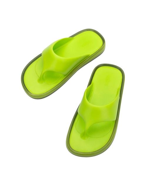Melissa Float Flip Flop in Green | Lyst