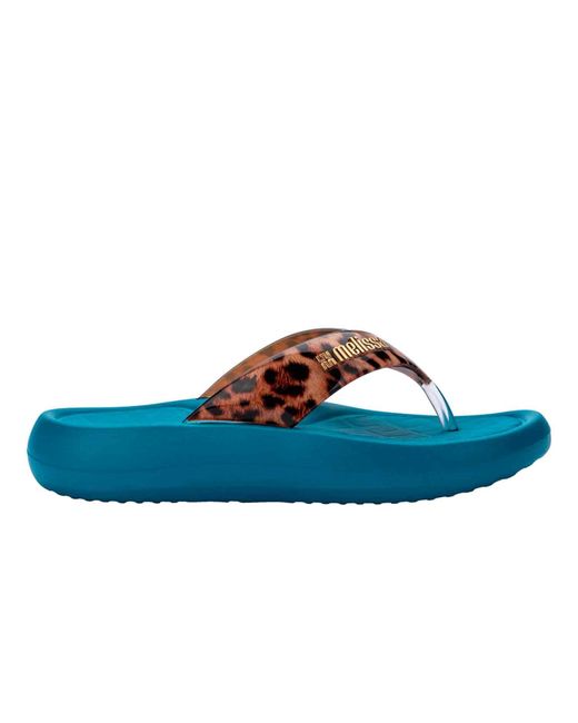 Melissa Station Flip Flop in Blue | Lyst