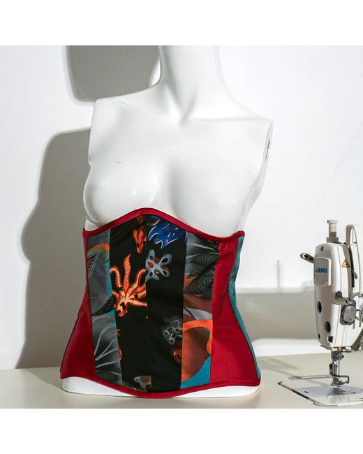 Janara Jones One Of A Kind Psycho Paisley Corset | Lyst UK