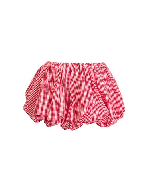 Amy Lynn Claudia Gingham Ultra Mini Puffball Skirt in Pink | Lyst UK