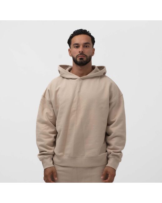 Storm Neutrals Essential Oversized Hoodie Sand in Natural for Men | Lyst