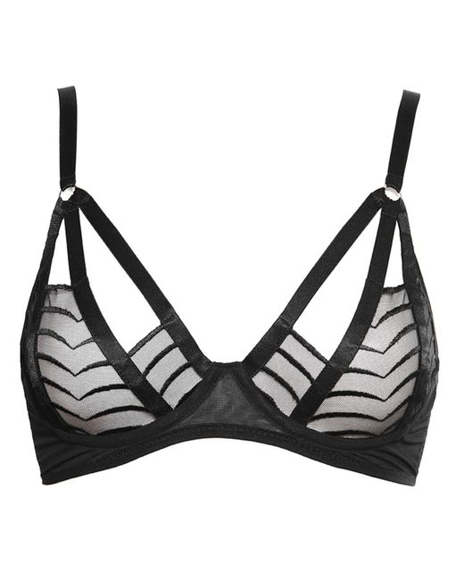 Reckless Wolf Rebel Wired Bra in Black | Lyst