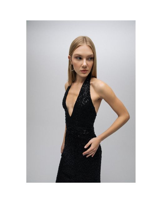 Esra Adiguzel Moonlit Dress in Black | Lyst