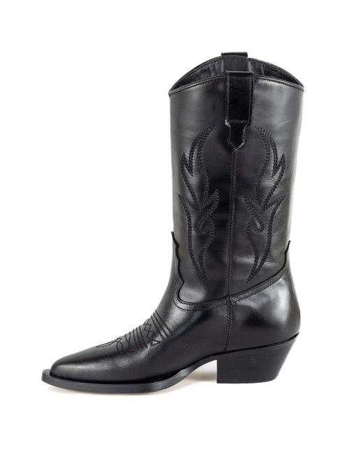Keith Scarrott Shoes Ripa Cowboy Boot in Black | Lyst