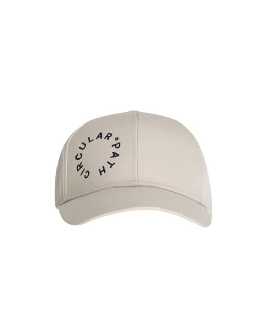 Circular Path Neutrals Recycled Nylon Logo Baseball Cap in Natural ...
