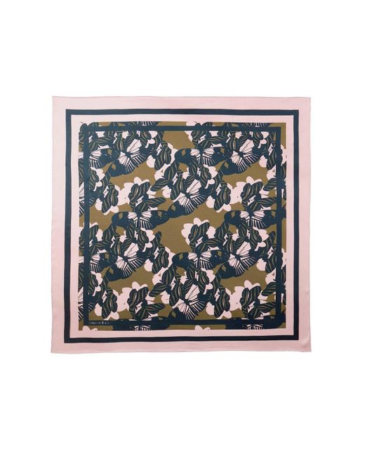 Emma Wallace Camofly Scarf in Blue | Lyst UK