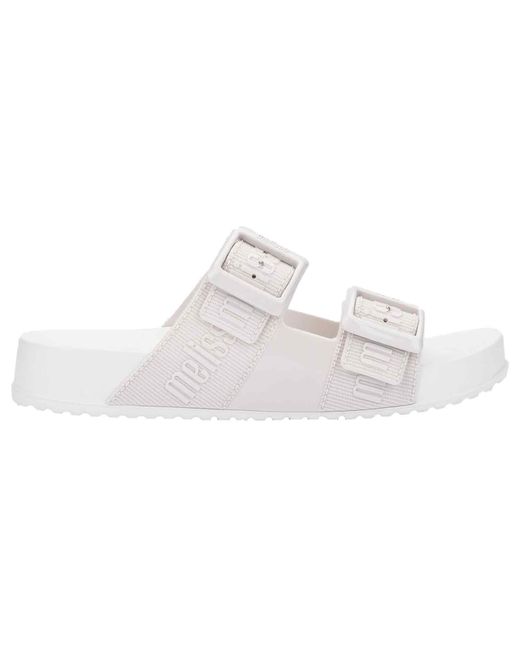Melissa Neutrals Cozy Slide M Lover in White | Lyst
