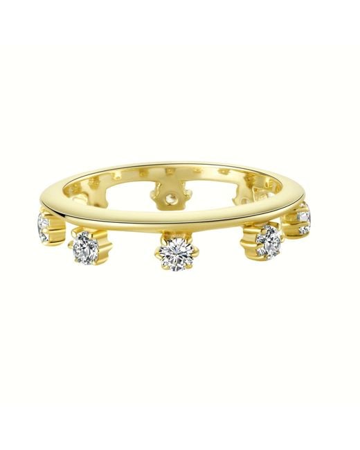 Onewildone Rizz Eternity Stacking Pinky Ring in Metallic | Lyst UK