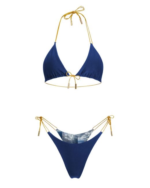 Capri Swim™ Jet Lag Reversible Thongkini Bottom in Blue | Lyst UK