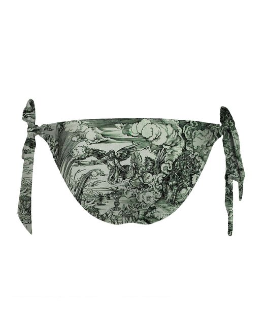 Aloha From Deer Durer Series Apocalypse Bikini Bows Bottom in Green | Lyst