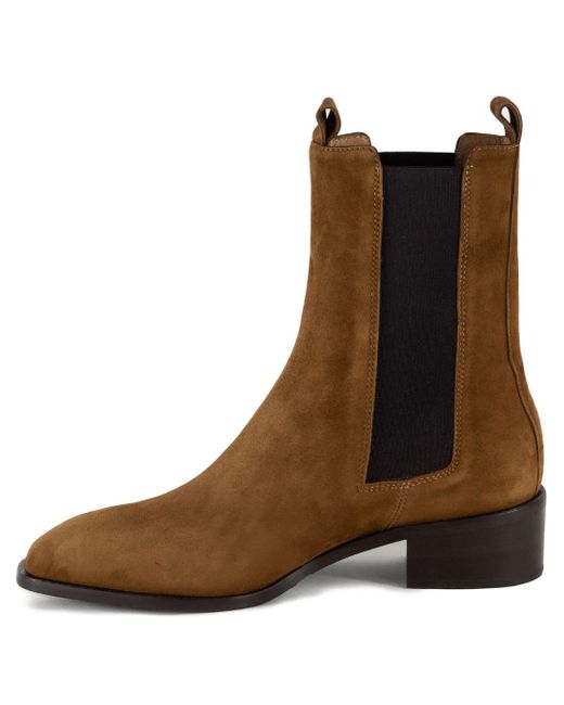 Keith Scarrott Shoes Elevato Tan Suede Chelsea Boot in Brown | Lyst UK
