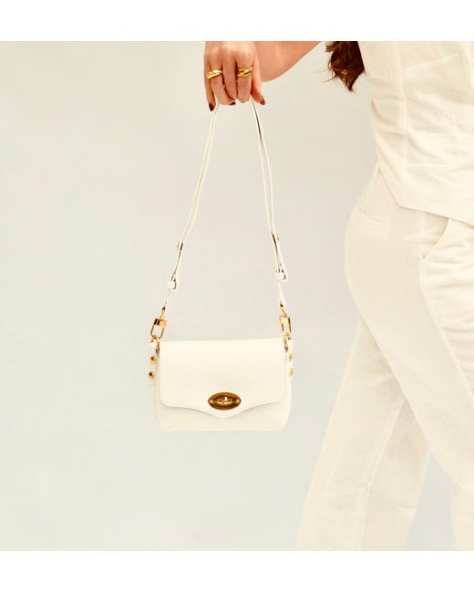 Apatchy London The Maddie Leather Bag in White | Lyst