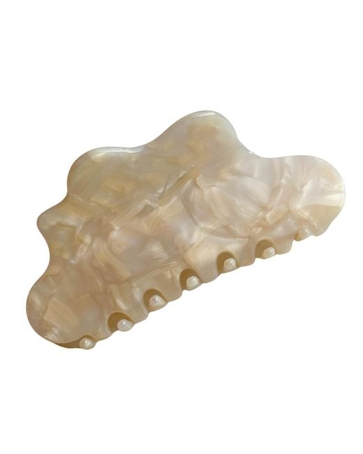 CLOSET REHAB Beige Acrylic Cloud Claw Hair Clip in Natural | Lyst UK