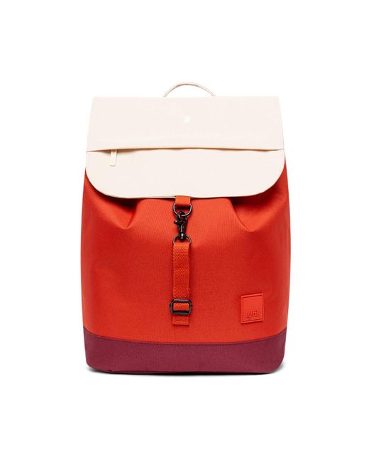 Lefrik Scout Backpack Cherry Block in Red | Lyst