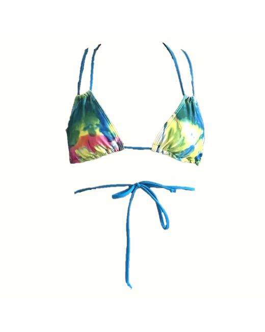 Brasini Swimwear 'Bruna Convertible Bikini Top in Blue | Lyst