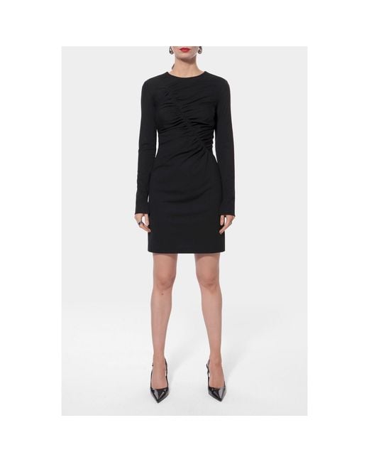 AGGI by HALEWSKI Peggy Asymmetrical Mini Dress With Long Sleeves in ...