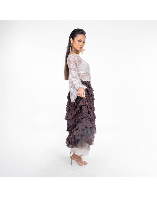 Harlow Loves Daisy Chocolate Puff in Purple | Lyst UK