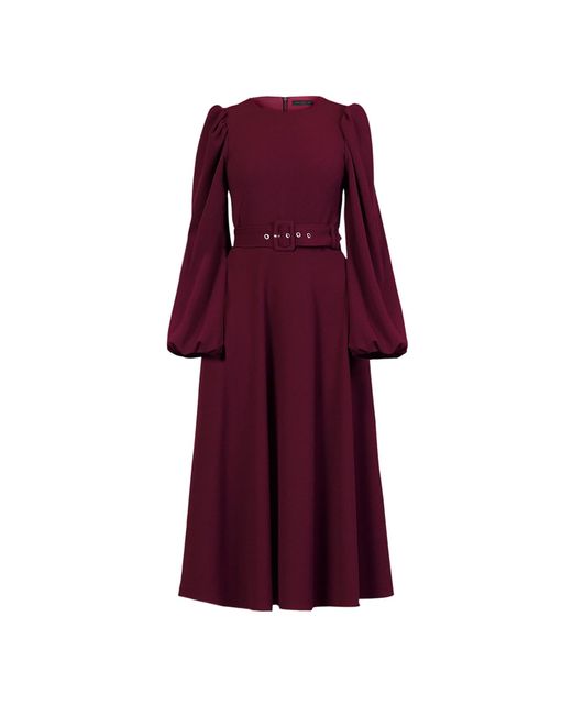 Meem Label ' Isla Plum Midi Dress in Purple | Lyst