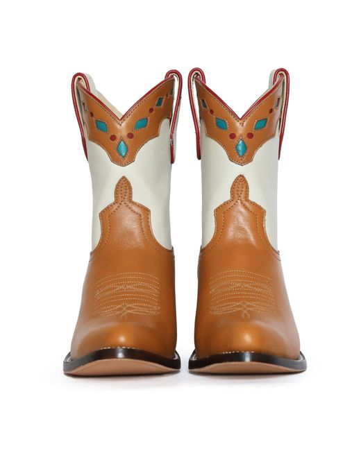 Fraulein Boot Company Neutrals / Grocery Store Cowboy Boot in Brown | Lyst