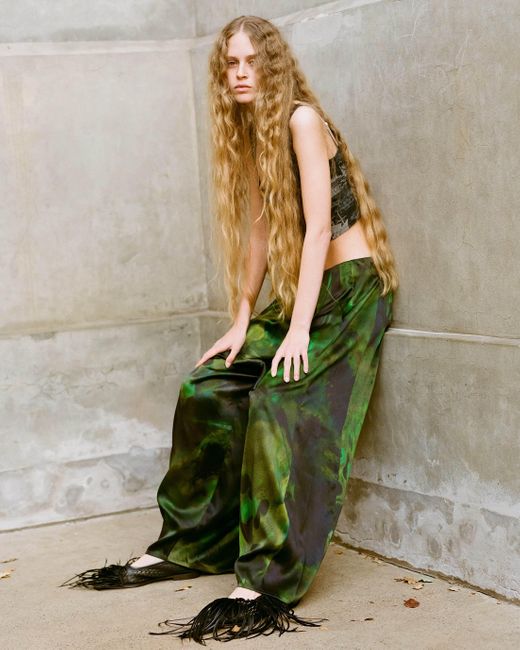 Klements Hope Trousers in Green | Lyst UK