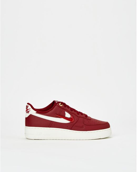 Nike Air Force 1 '07 Premium in Red for Men | Lyst