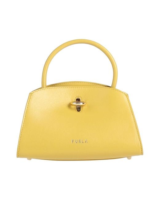 Furla Handbag in Yellow | Lyst UK