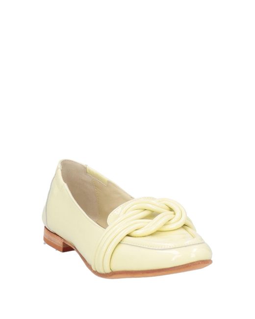 Bruglia Loafers Leather in Natural | Lyst