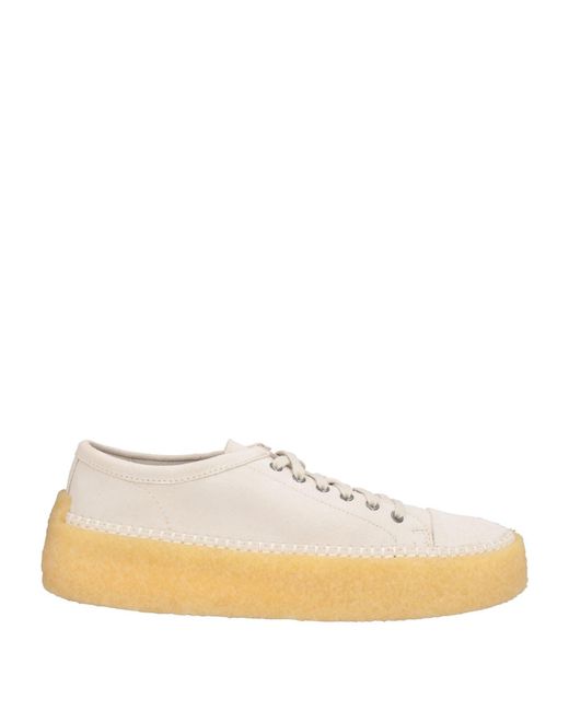 Clarks Light Sneakers Leather in Natural for Men | Lyst UK