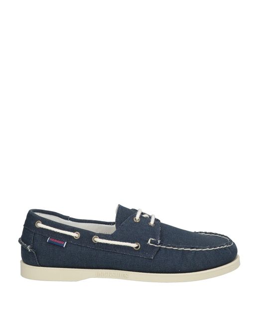 Sebago Loafers Textile Fibers in Blue for Men | Lyst