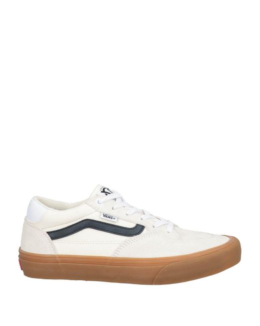 Vans Off Sneakers Leather, Textile Fibers in White for Men | Lyst