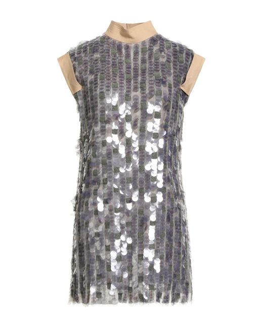 Tela Mini Dresses in Grey | Lyst UK