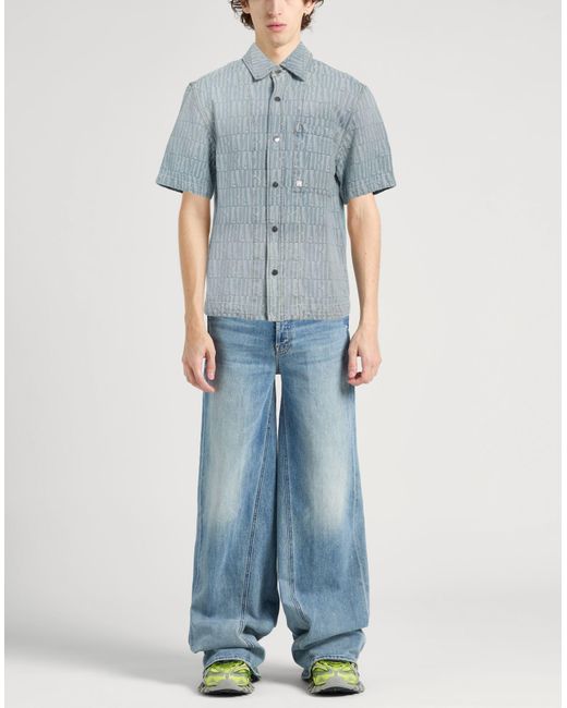 Amiri Denim Shirt Cotton in Blue for Men | Lyst