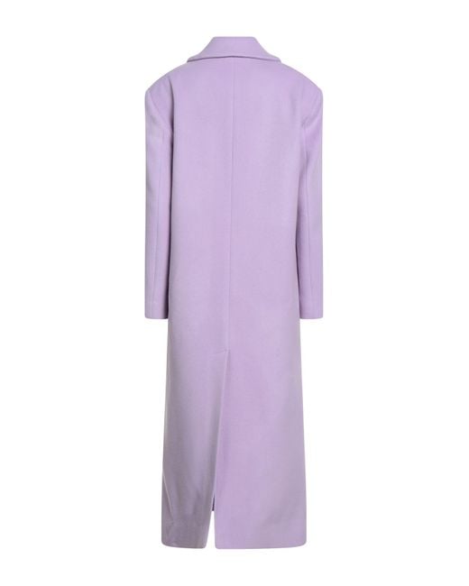 MSGM Coat in Purple | Lyst UK