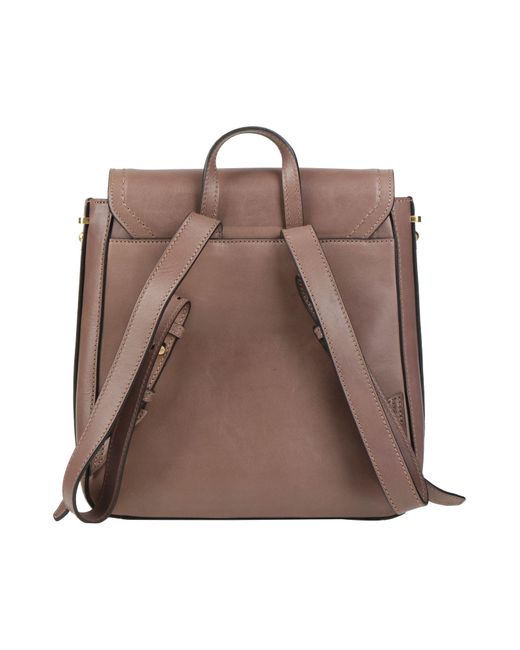 The Bridge Backpack Leather in Brown | Lyst
