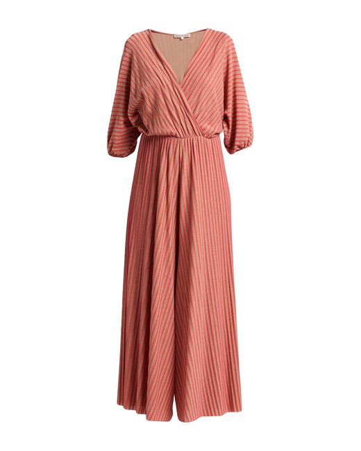 Kocca Jumpsuit Synthetic Fibers, Cotton, Metallic Fiber in Red | Lyst