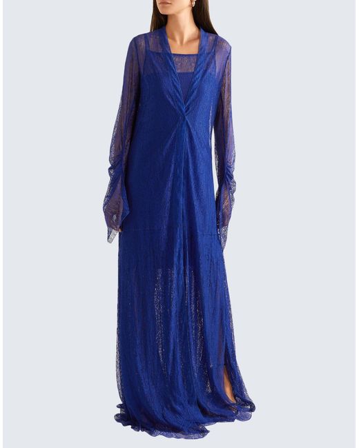Akris Overcoat & Trench Coat in Blue | Lyst