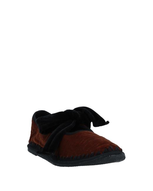 Apepazza Ballet Flats Textile Fibers in Black | Lyst