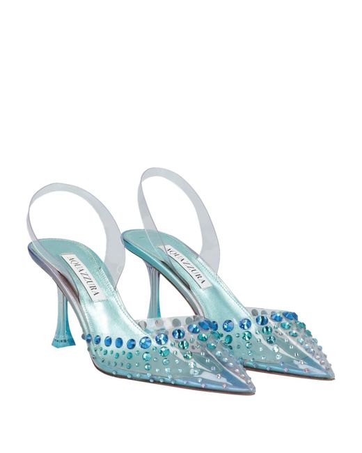 Aquazzura Pumps Pvc in Blue | Lyst