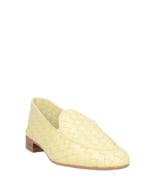 Pertini Pastel Loafers Leather in Natural | Lyst