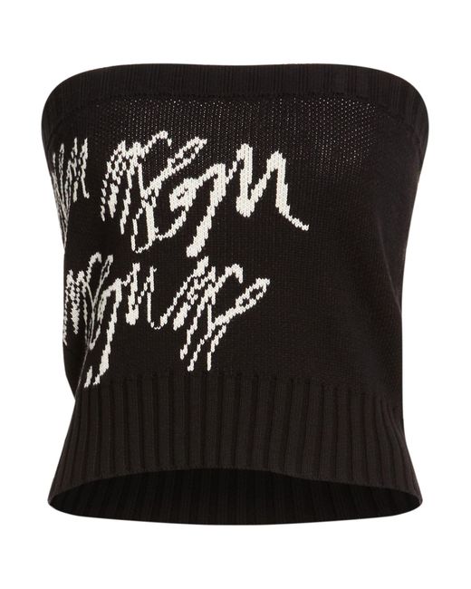 MSGM Tops in Black | Lyst UK