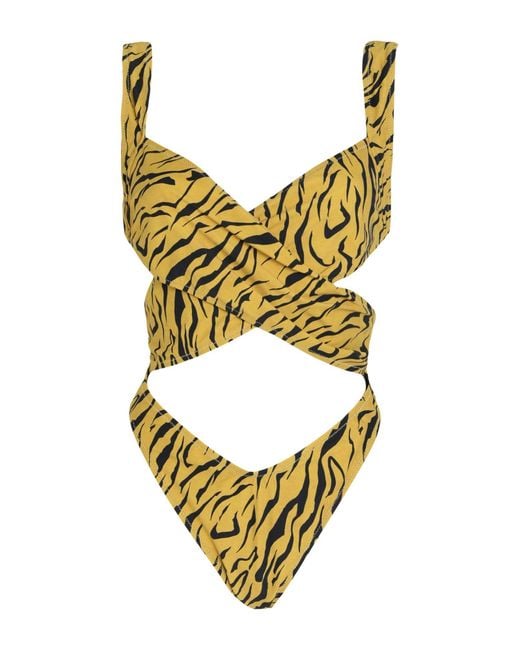 Reina Olga One-piece Swimsuit in Metallic | Lyst Reina Olga One-piece Swimsuit in Metallic | Lyst