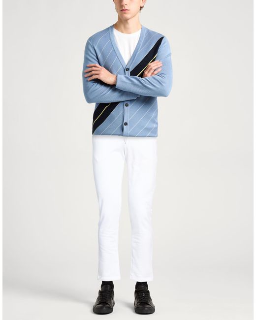 Paul & Shark Roberto Mancini Pants Cotton in White for Men | Lyst UK