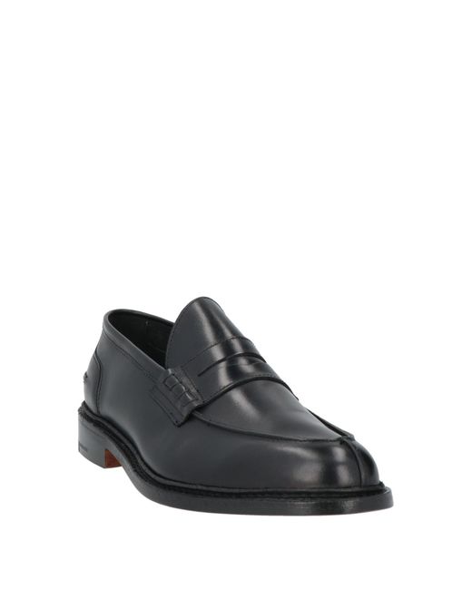 Tricker's Loafers Calfskin in Black for Men | Lyst