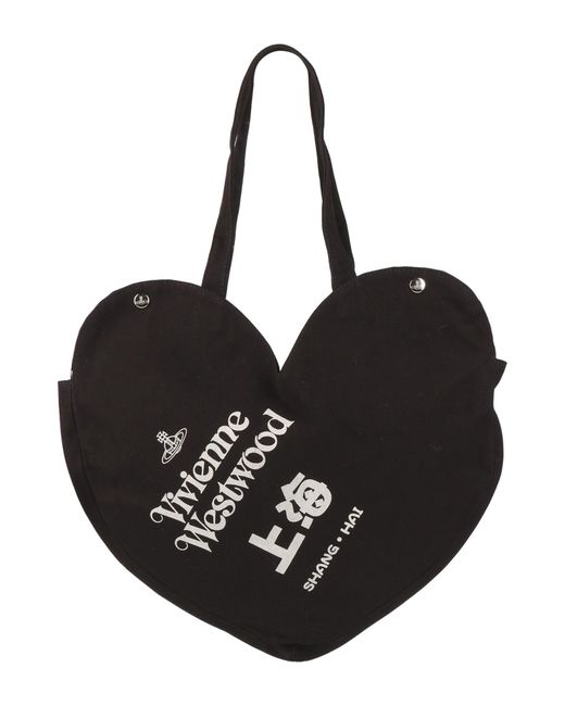 Vivienne Westwood Shoulder Bag Textile Fibers in Black | Lyst