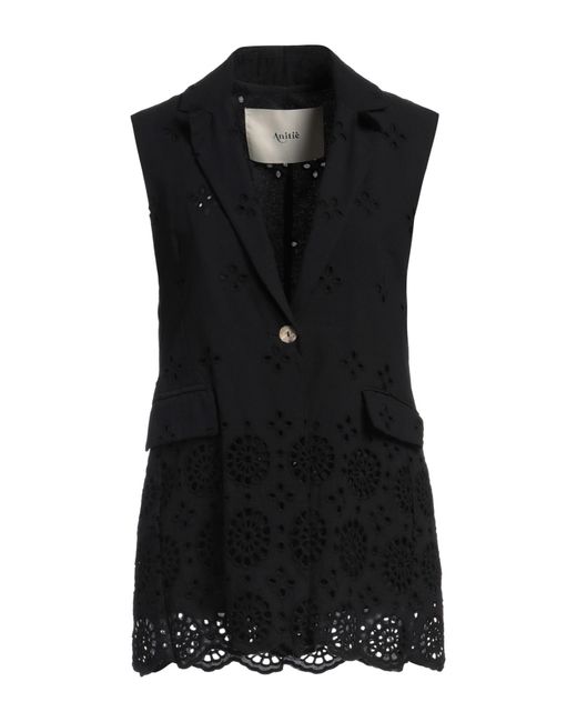 ANITIÈ Blazer Cotton in Black | Lyst